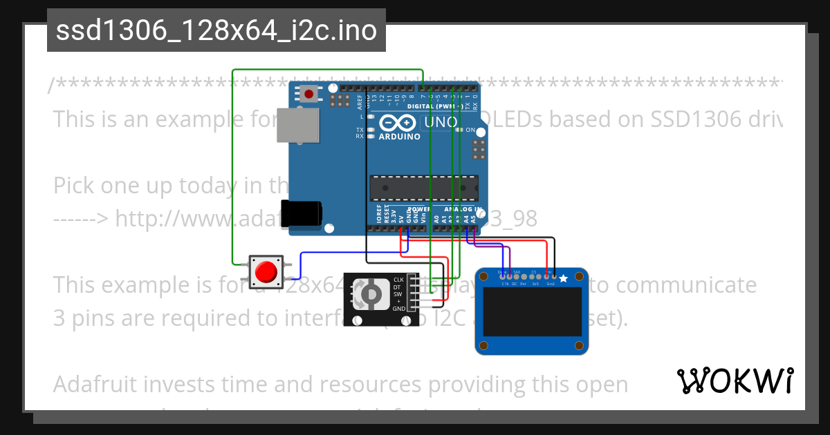 ssd1306_128x64_i2c.ino copy - Wokwi ESP32, STM32, Arduino Simulator