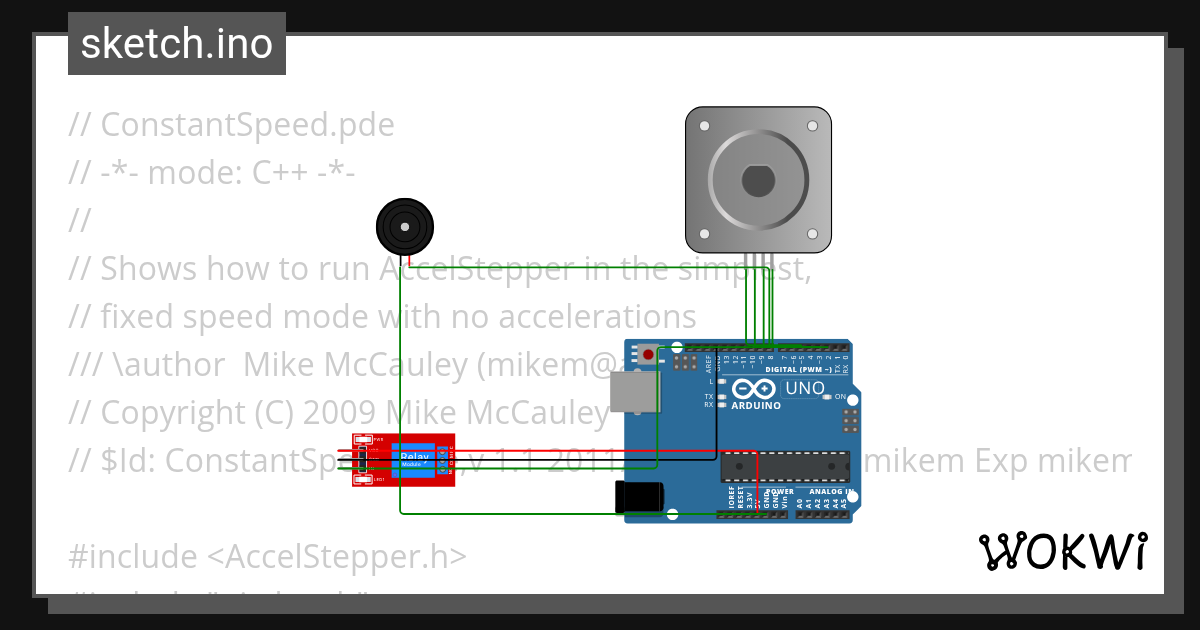 Turntable - Wokwi ESP32, STM32, Arduino Simulator