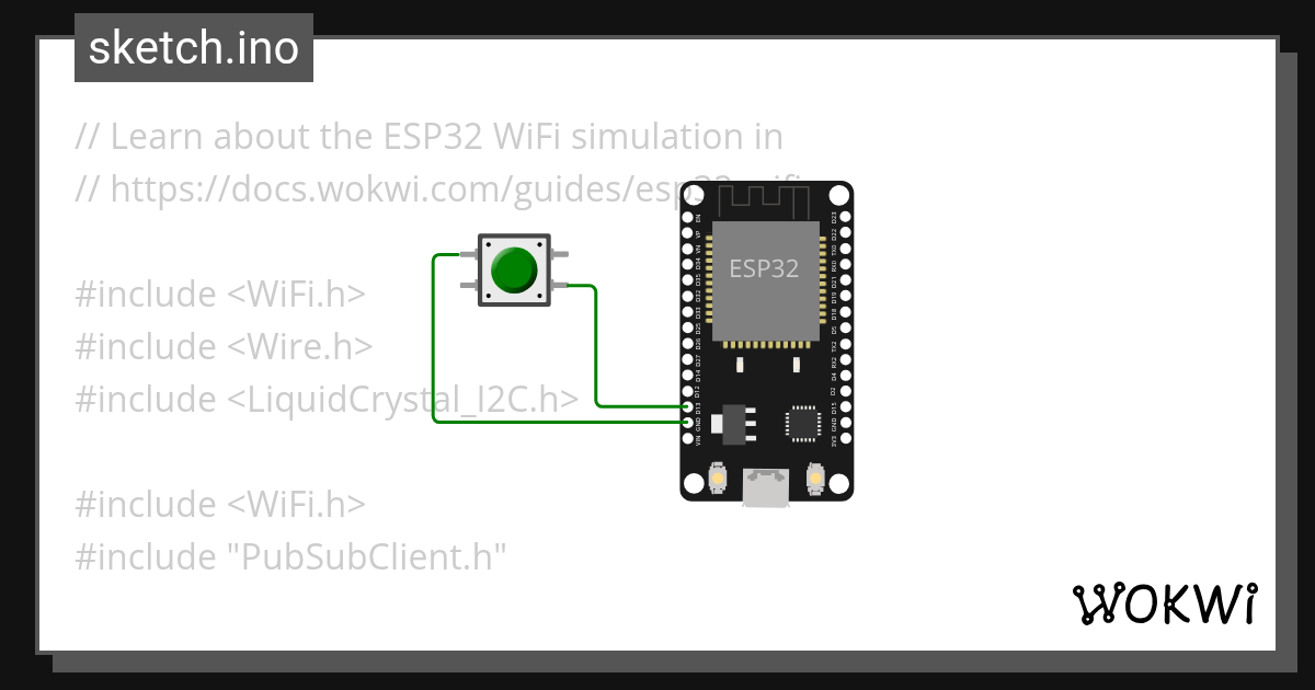 sketch.ino - Wokwi ESP32, STM32, Arduino Simulator