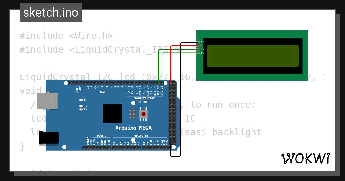 Tulisan Selamat Datang Kanan Kiri Wokwi Esp32 Stm32 Arduino Simulator