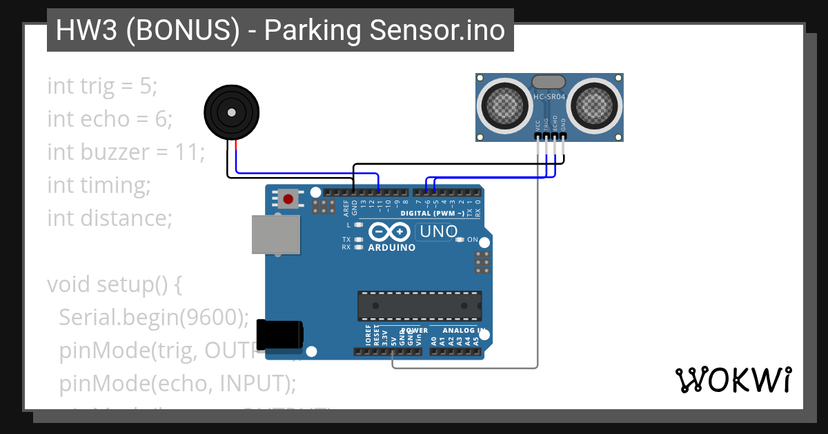 Hw3 Bonus Parking O Wokwi Esp32 Stm32 Arduino Simulator 7236