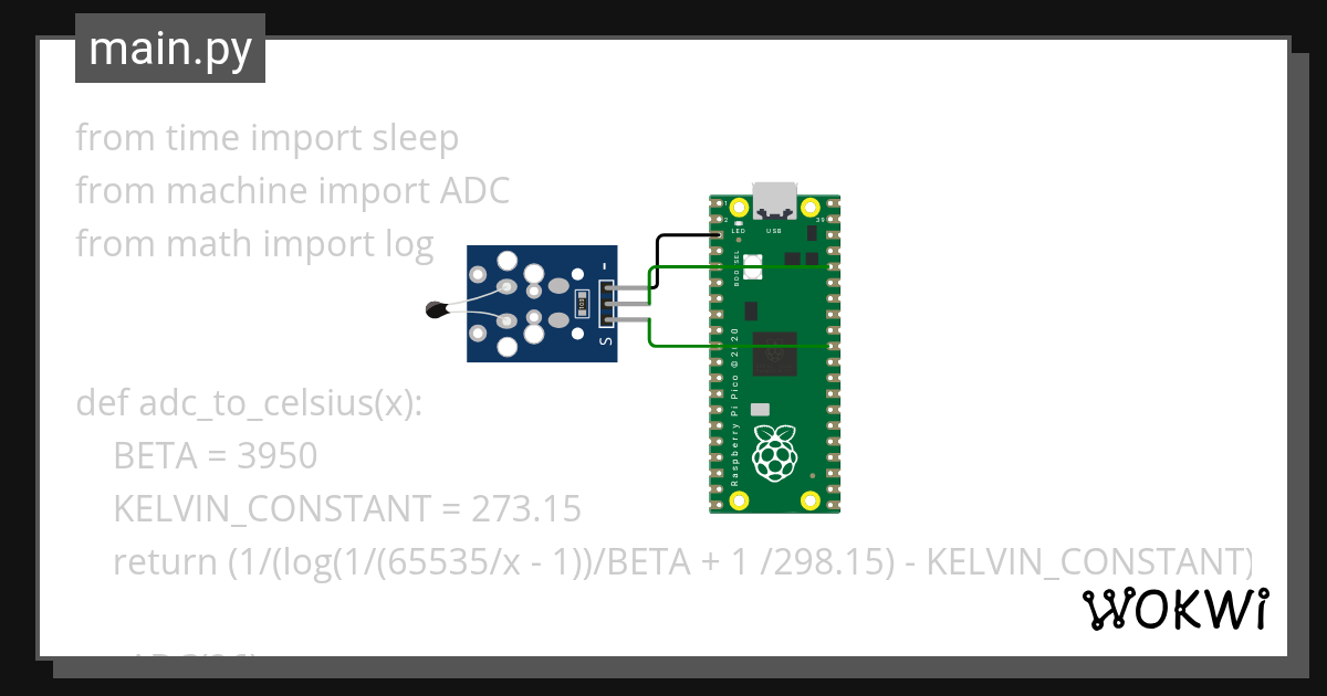 Temperature Wokwi Esp32 Stm32 Arduino Simulator