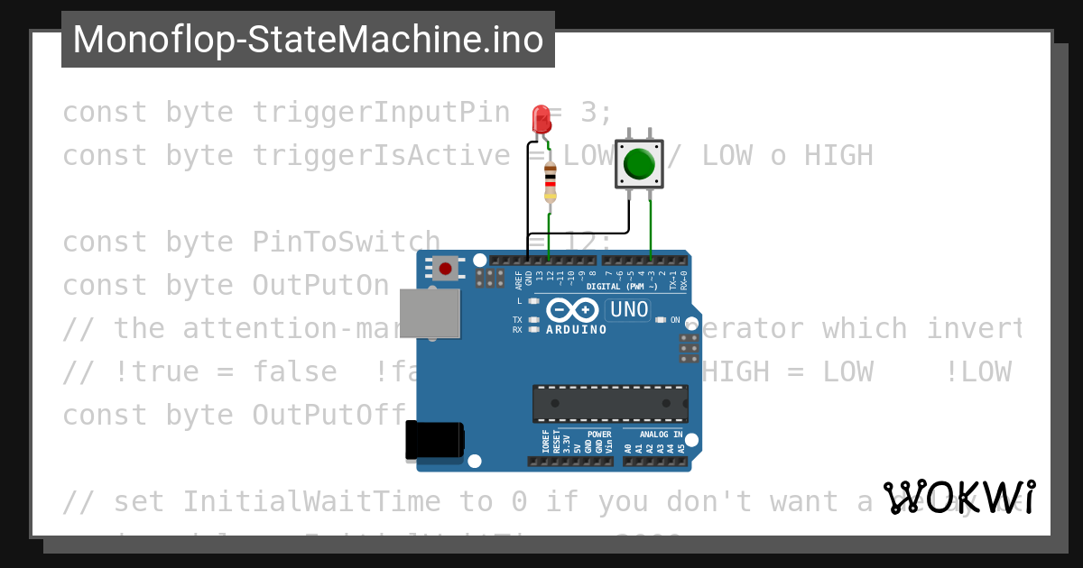 Monoflop Statemachine Wokwi Arduino And Esp32 Simulator 2884