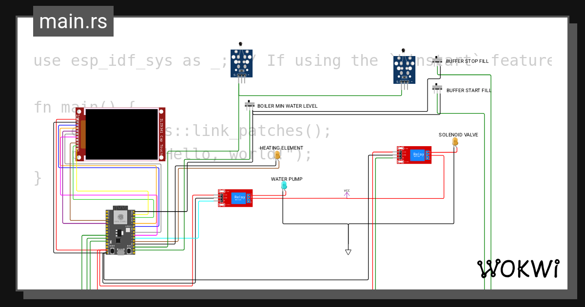 Coffee Shower Wokwi Esp32 Stm32 Arduino Simulator 6028