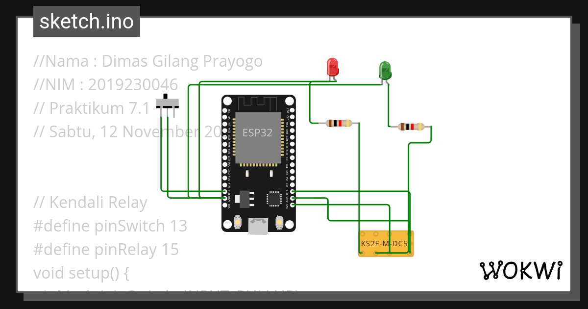 sketch.ino - Wokwi ESP32, STM32, Arduino Simulator