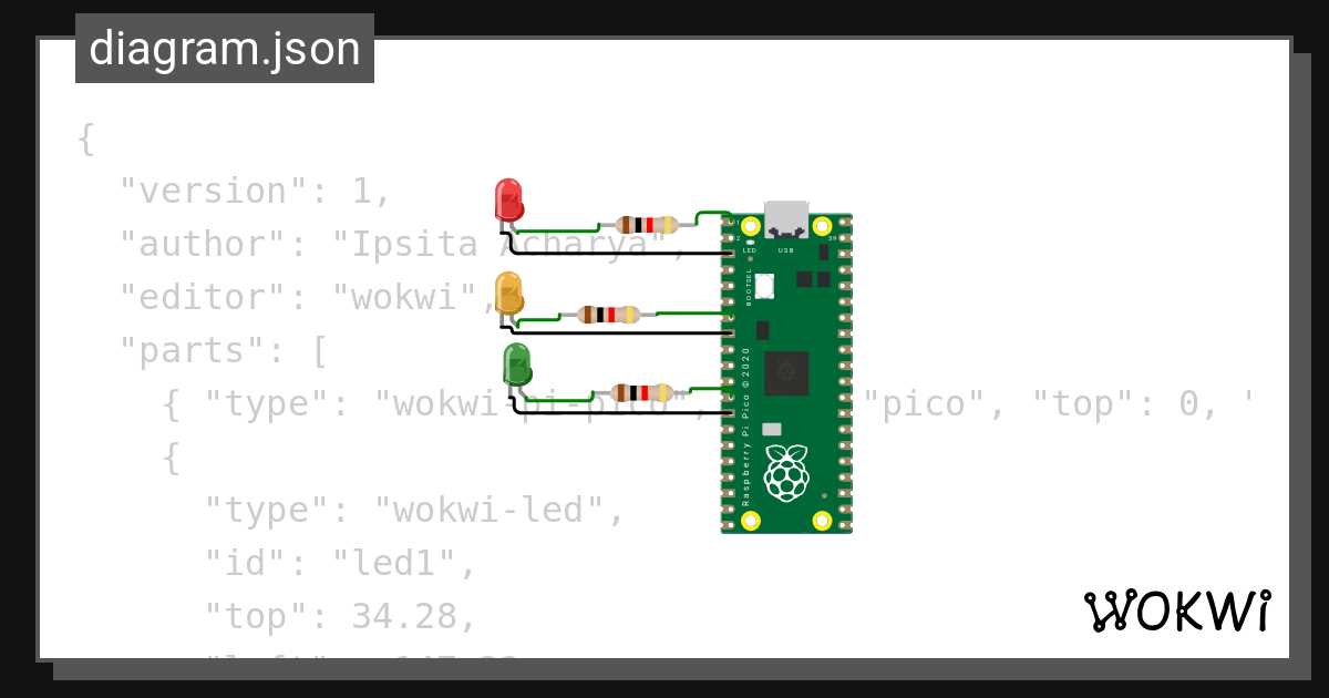 Trafficlight Wokwi Esp32 Stm32 Arduino Simulator 0354