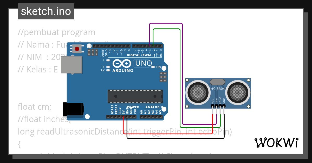 Topik 8sensor Ultrasonic No 5 Wokwi Esp32 Stm32 Arduino Simulator 6558
