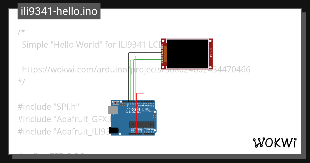 ili9341-hello.ino copy - Wokwi ESP32, STM32, Arduino Simulator