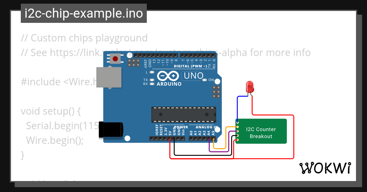 I2C.ino - Wokwi ESP32, STM32, Arduino Simulator