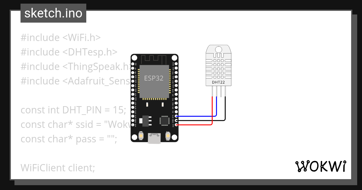 Dh22 Wokwi Esp32 Stm32 Arduino Simulator 