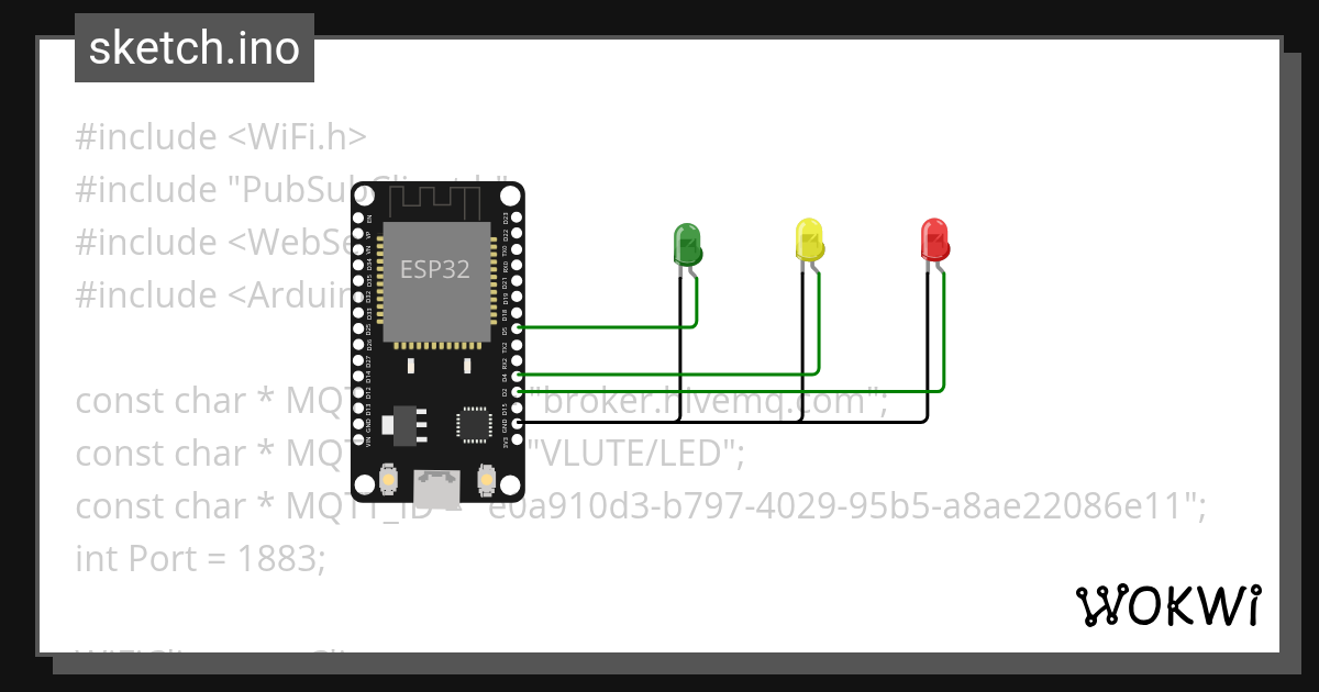 sketch.ino - Wokwi ESP32, STM32, Arduino Simulator