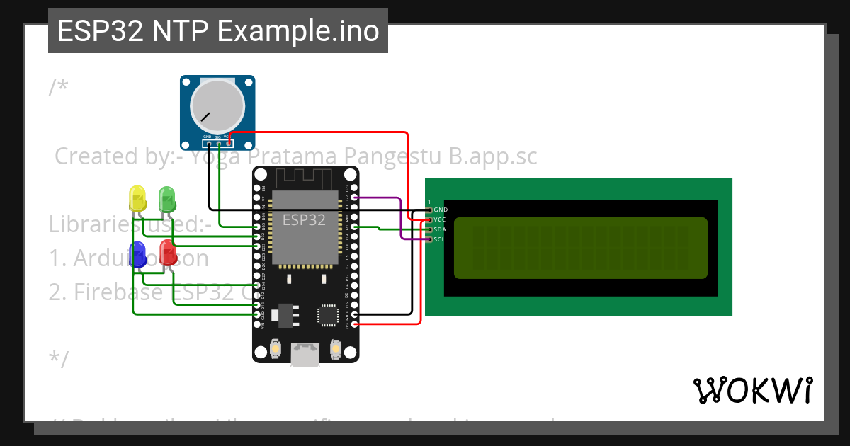 Latihan IOT - Wokwi ESP32, STM32, Arduino Simulator