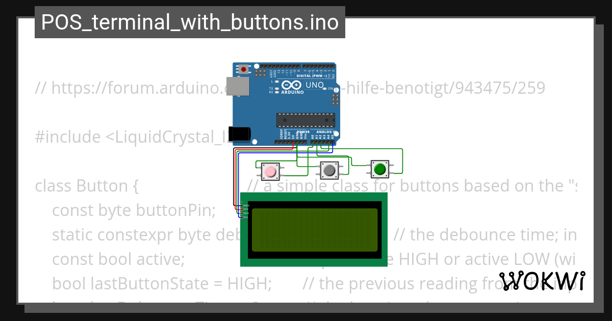 POS_terminal_with_buttons.ino - Wokwi ESP32, STM32, Arduino Simulator