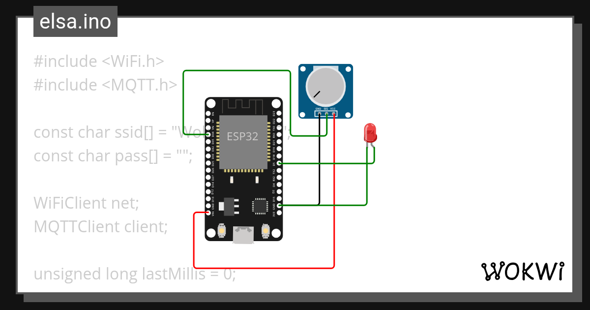 elsa.ino - Wokwi ESP32, STM32, Arduino Simulator