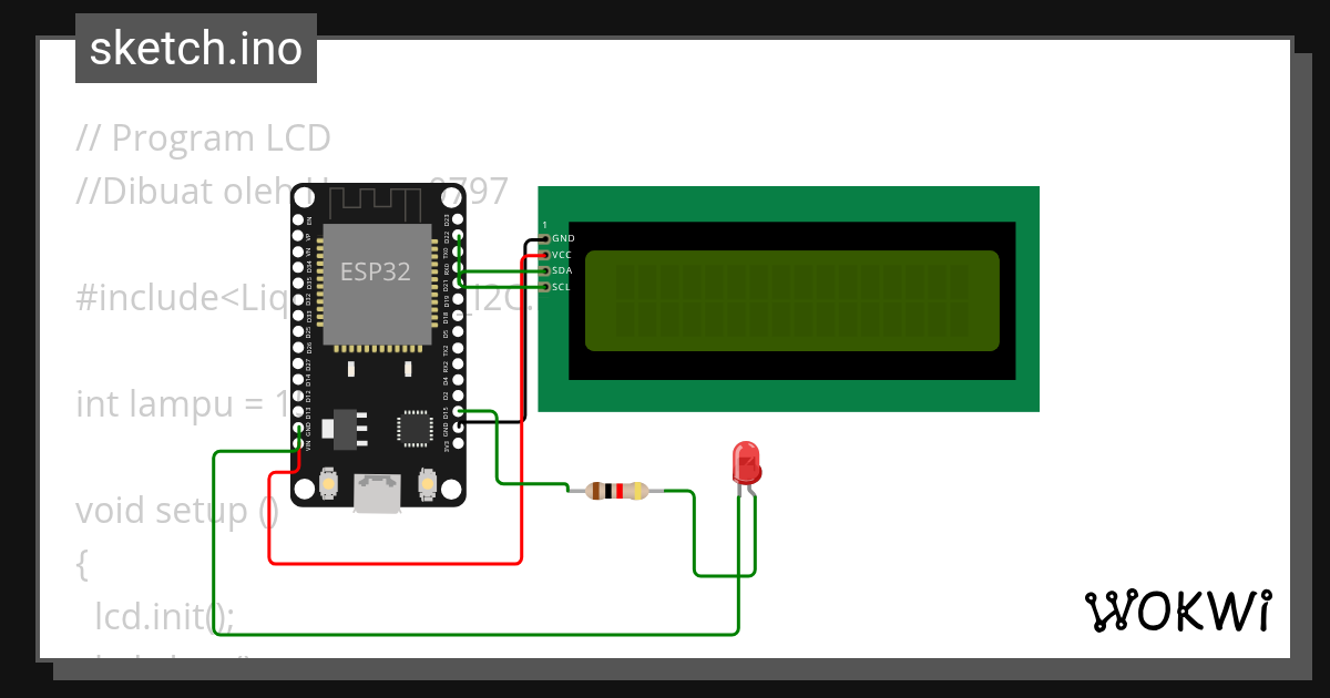 sketch.ino - Wokwi ESP32, STM32, Arduino Simulator