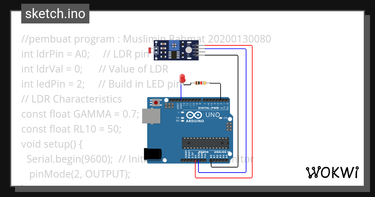 TUGAS 7 NO 4 - Wokwi ESP32, STM32, Arduino Simulator