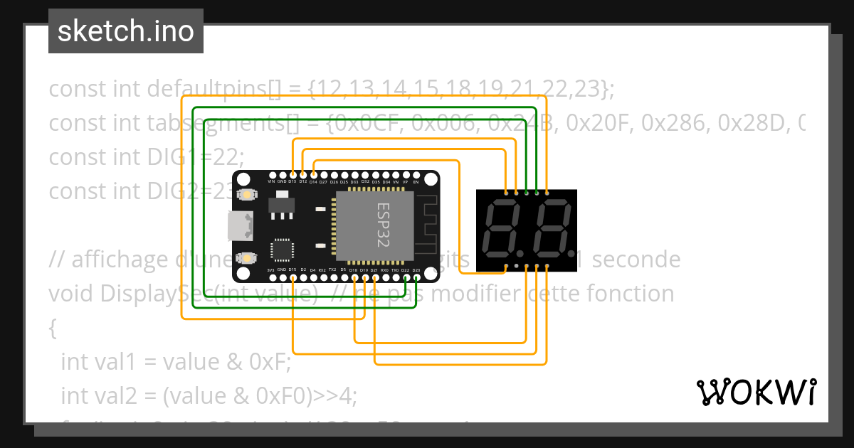 TD8_BCD.ino - Wokwi ESP32, STM32, Arduino Simulator
