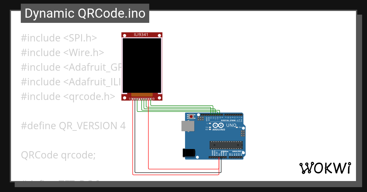 QRCode.ino - Wokwi ESP32, STM32, Arduino Simulator