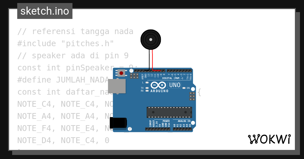 Sketch 44 Program Twinke Twinkle Wokwi Esp32 Stm32 Arduino Simulator 2154