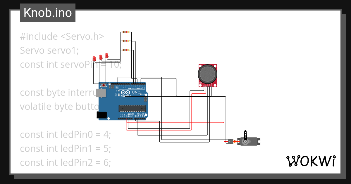 Knob.ino - Wokwi ESP32, STM32, Arduino Simulator