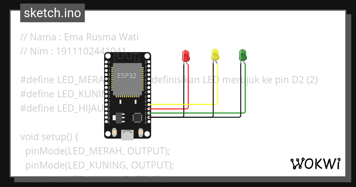 Tugas.ino - Wokwi ESP32, STM32, Arduino Simulator