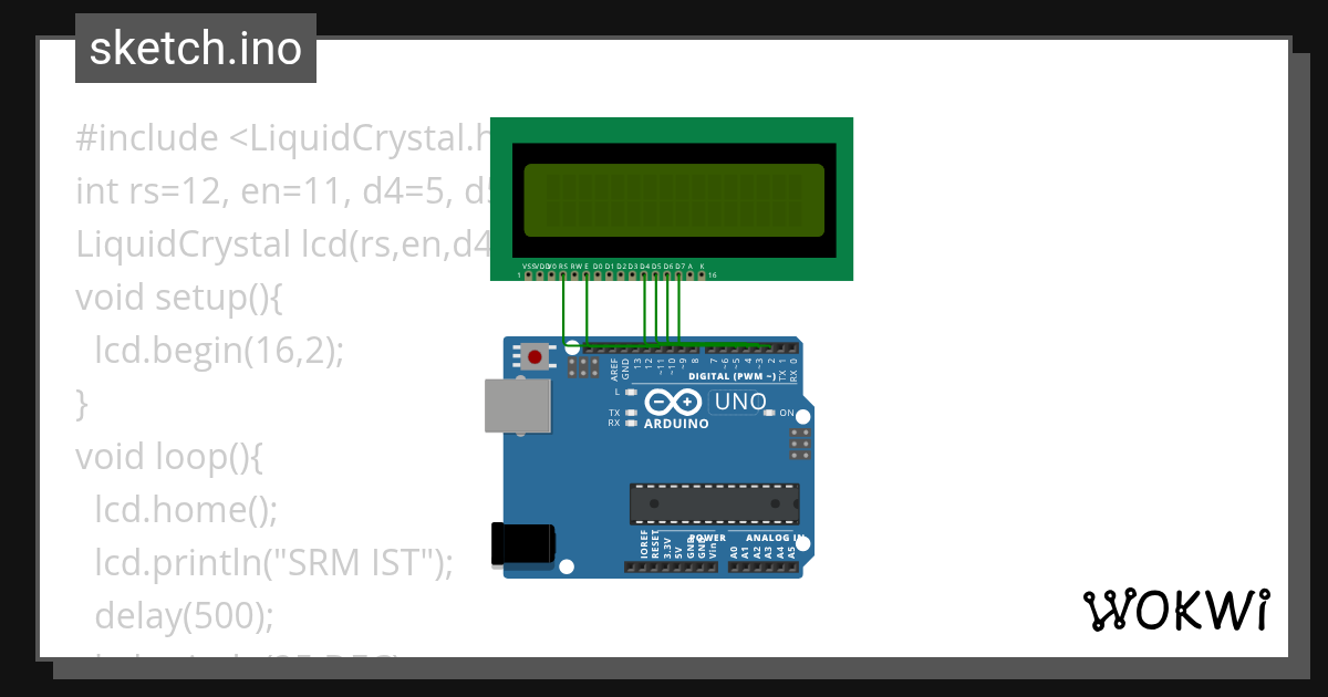 Experiment 3 Wokwi Esp32 Stm32 Arduino Simulator 0815