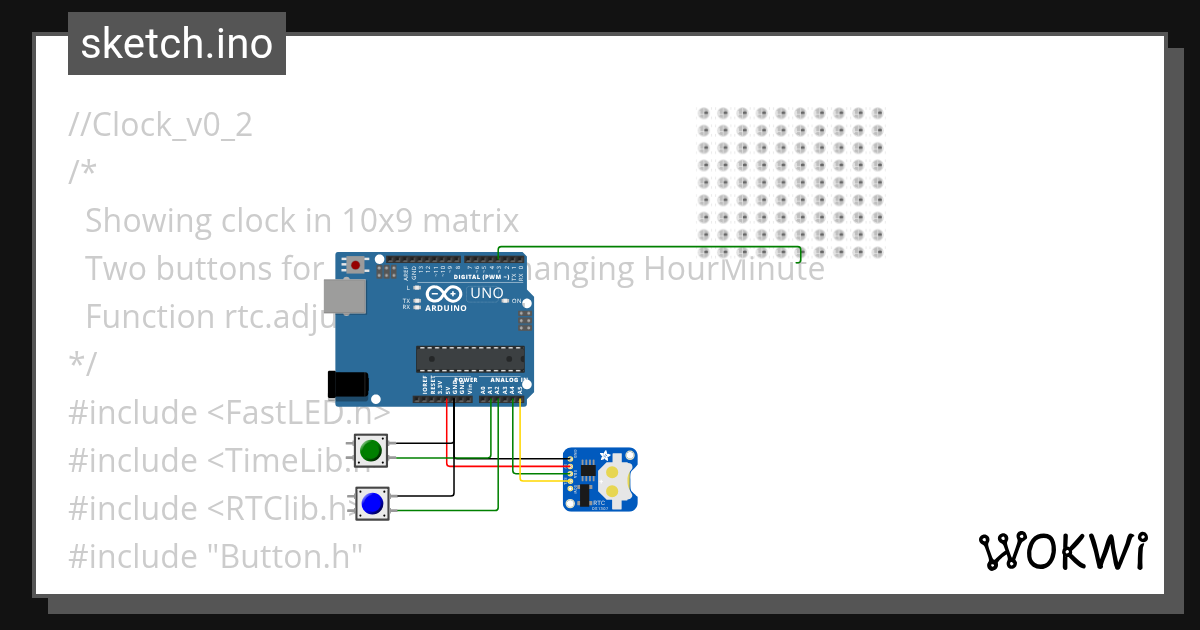 Clock_v0_2 - Wokwi ESP32, STM32, Arduino Simulator
