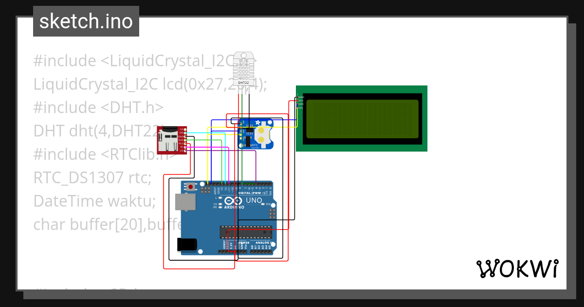 Bahan Ujian - Wokwi ESP32, STM32, Arduino Simulator