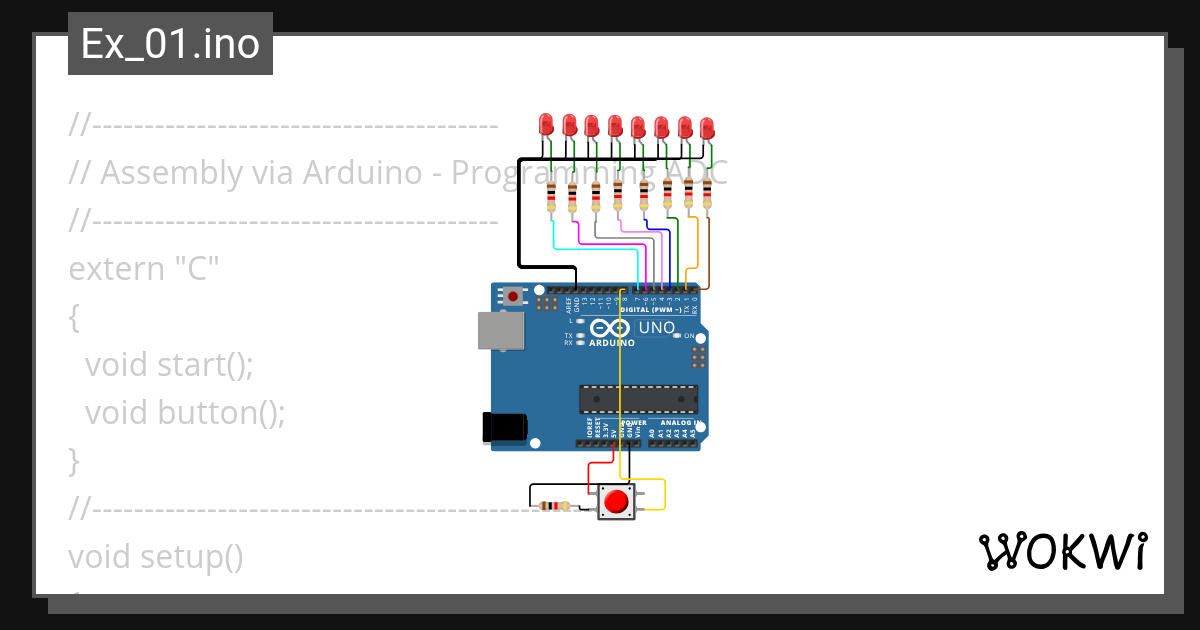 Ex_01.ino copy - Wokwi ESP32, STM32, Arduino Simulator Ex_01.ino copy - Wokwi ESP32, STM32, Arduino Simulator