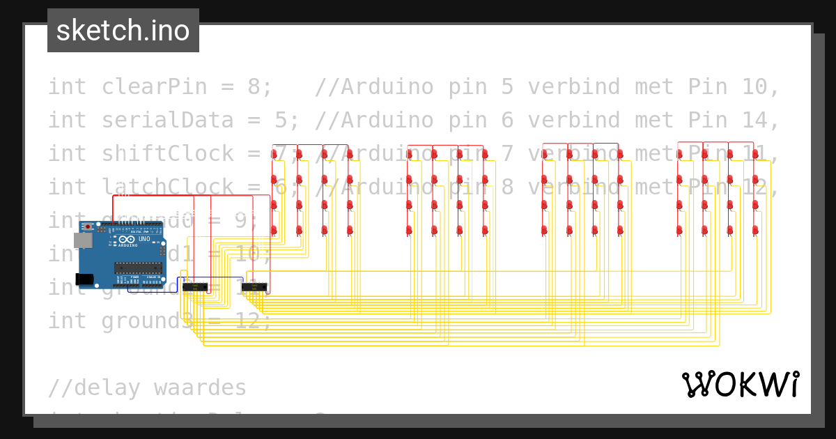 Ledcube 4x4 4 Layers Wokwi Esp32 Stm32 Arduino Simulator 0323