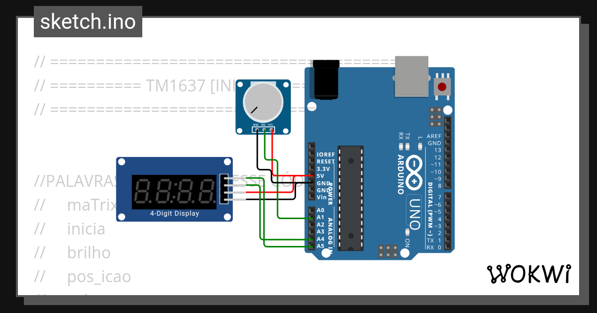 tm1637.1---17/11/2022.ino - Wokwi ESP32, STM32, Arduino Simulator