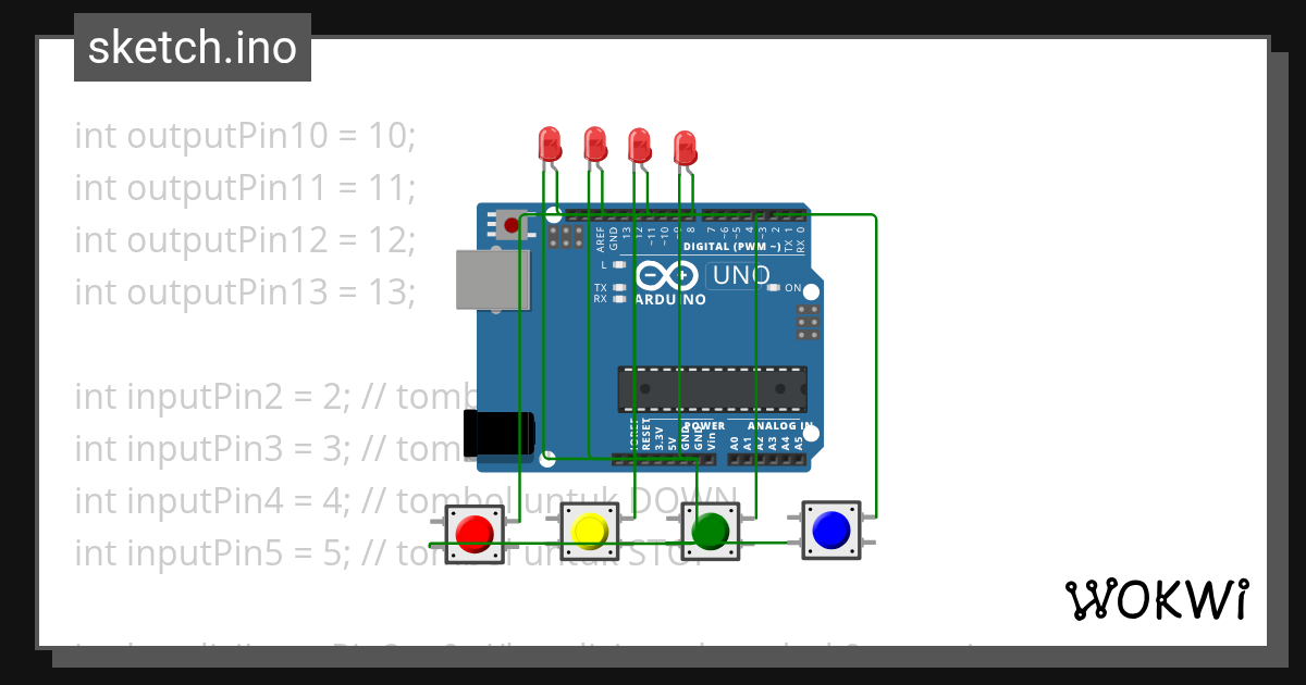 sketch.ino - Wokwi ESP32, STM32, Arduino Simulator
