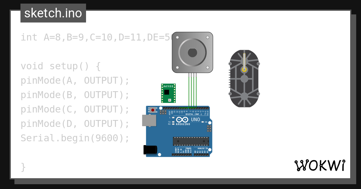 Stepper Motor Self Pin Config Wokwi Arduino And Esp32 Simulator 8184