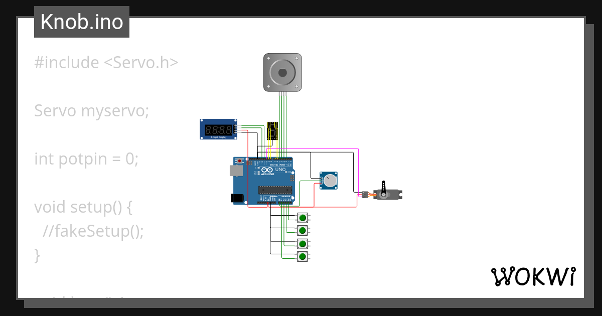 Knob.ino - Wokwi ESP32, STM32, Arduino Simulator