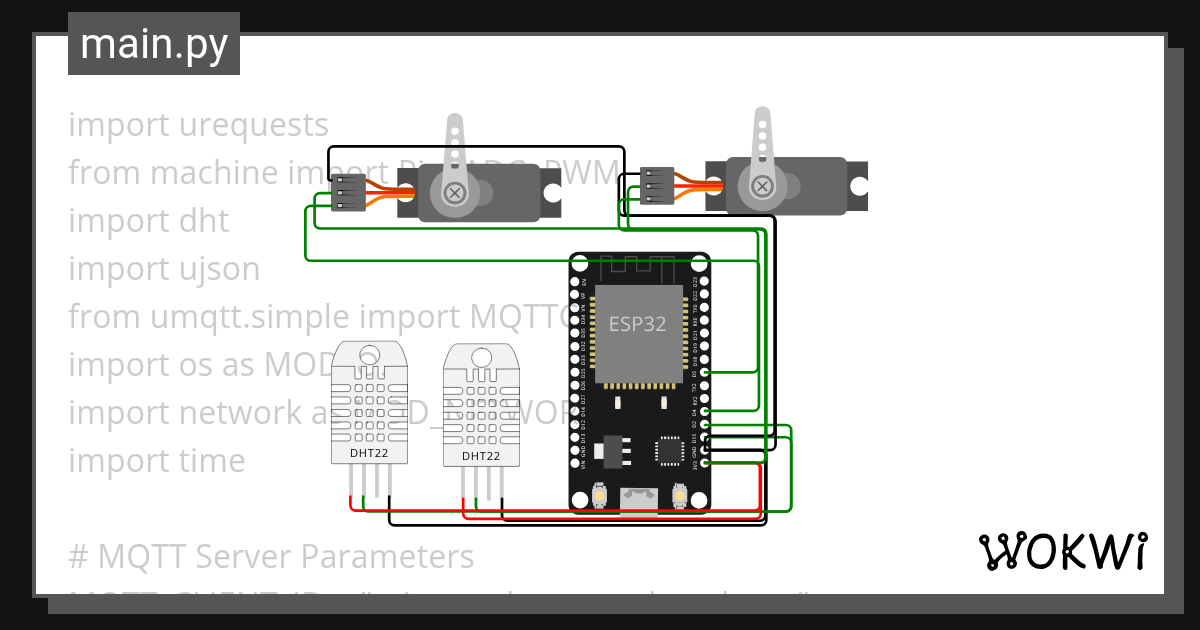 Untitled project - Wokwi ESP32, STM32, Arduino Simulator