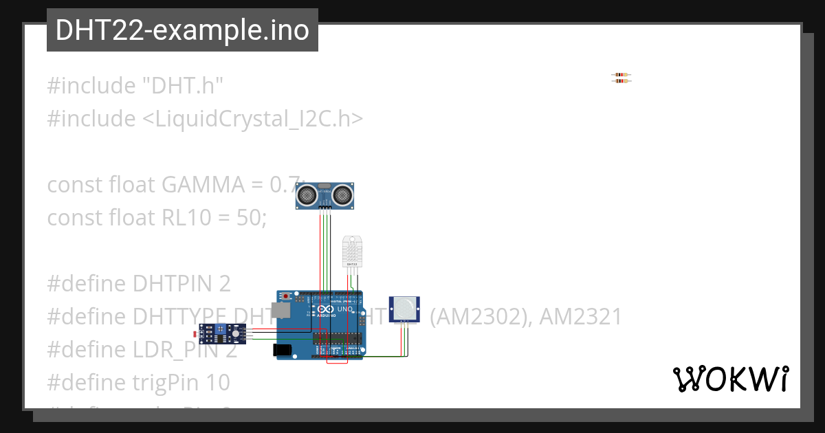 5 Sensors - Wokwi Arduino and ESP32 Simulator