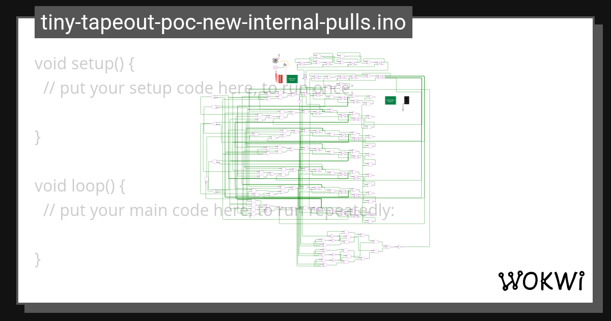 tiny-tapeout-tina-tapeworm copy - Wokwi ESP32, STM32, Arduino Simulator
