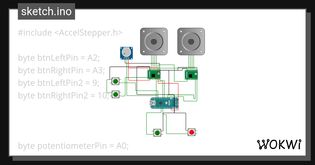 Stepper Wokwi Esp32 Stm32 Arduino Simulator 
