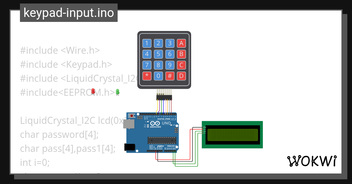keypad-input.ino copy - Wokwi ESP32, STM32, Arduino Simulator
