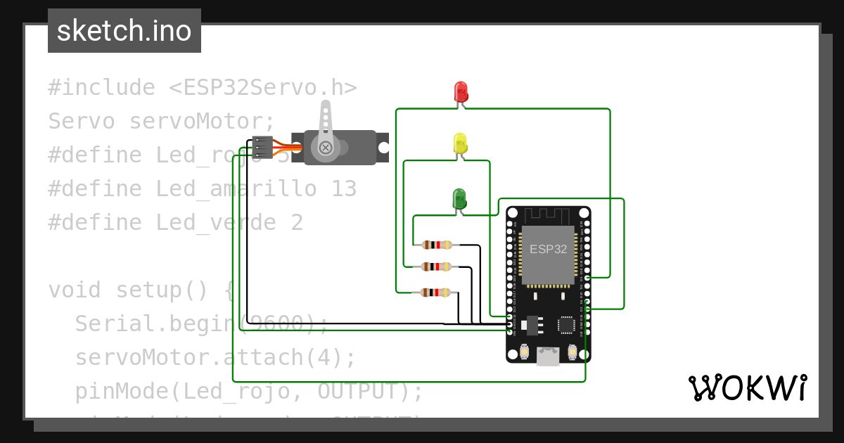 Talanquera Wokwi Esp32 Stm32 Arduino Simulator