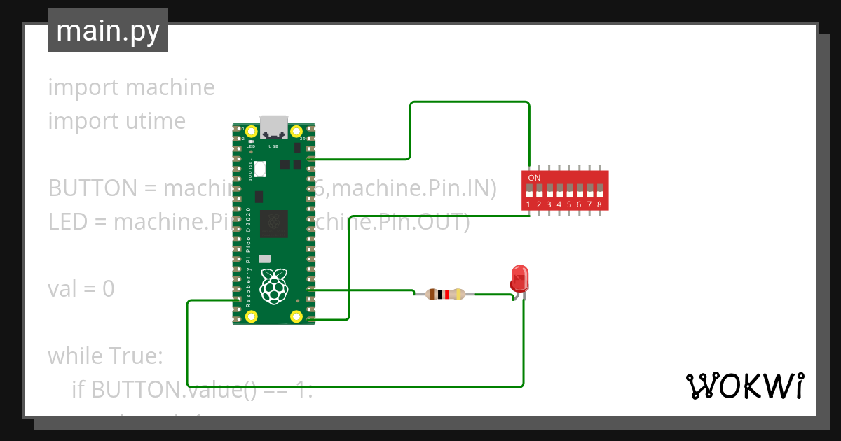 Ledswitch Wokwi Esp32 Stm32 Arduino Simulator 5366