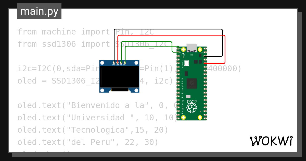 Oled S13 Wokwi Esp32 Stm32 Arduino Simulator