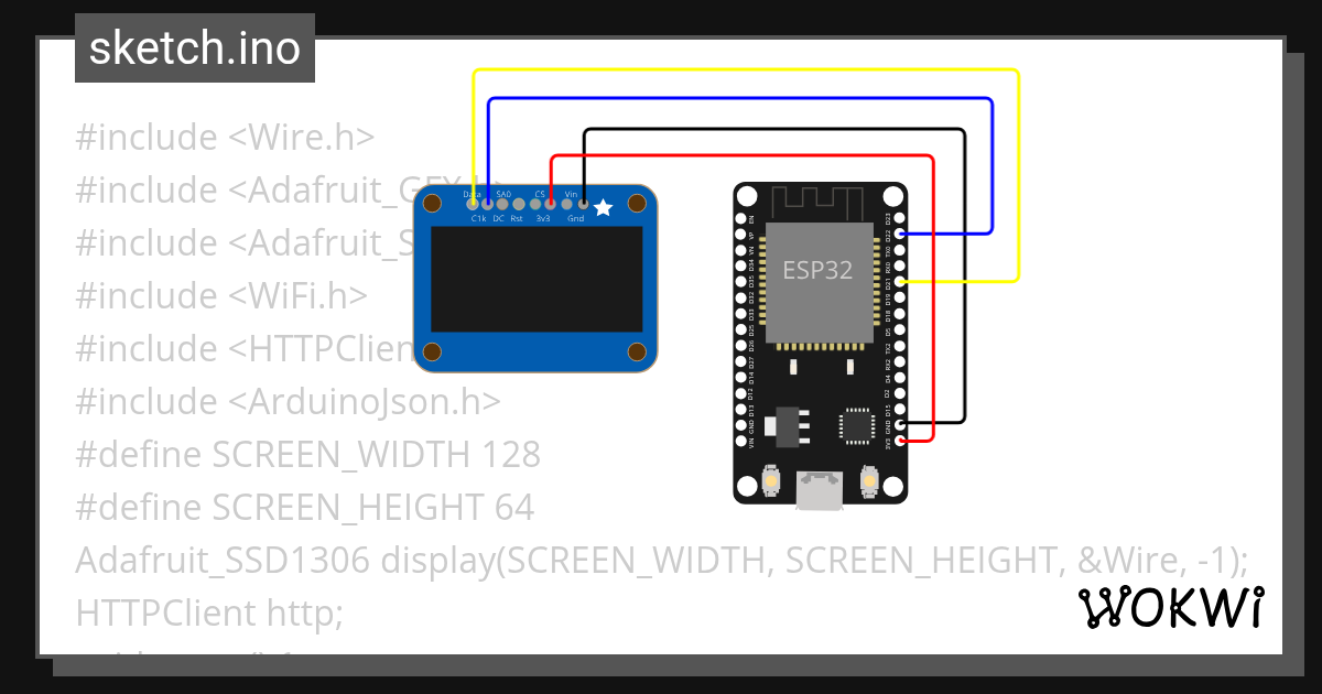 ESP32 OLED copy - Wokwi ESP32, STM32, Arduino Simulator