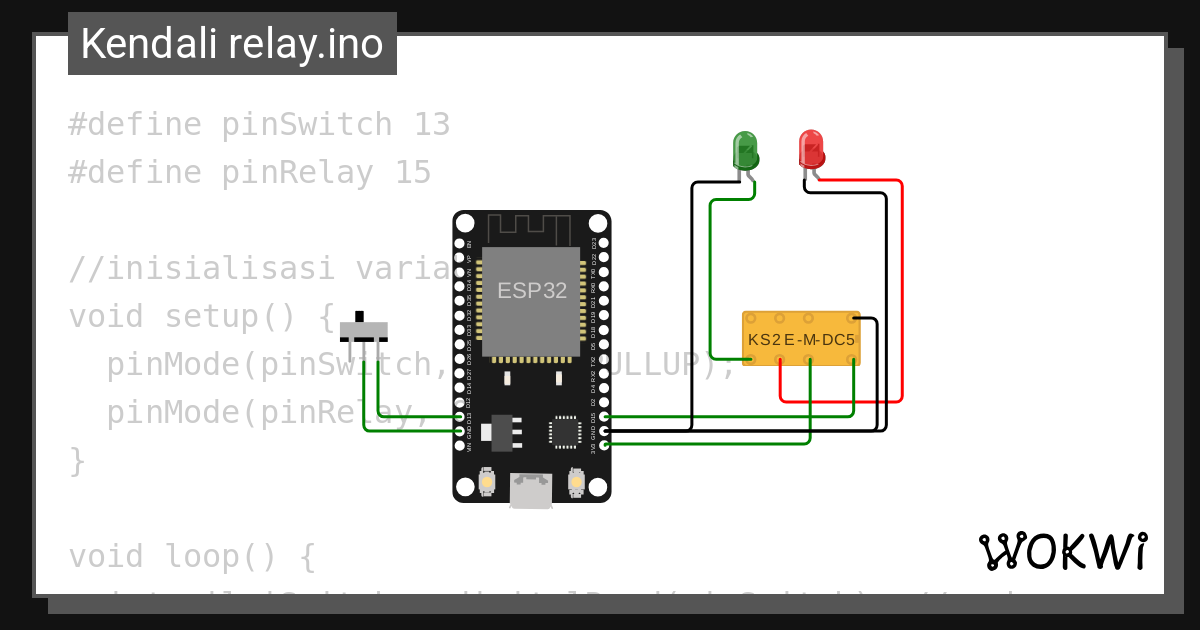Kendali O Wokwi Esp32 Stm32 Arduino Simulator 8402