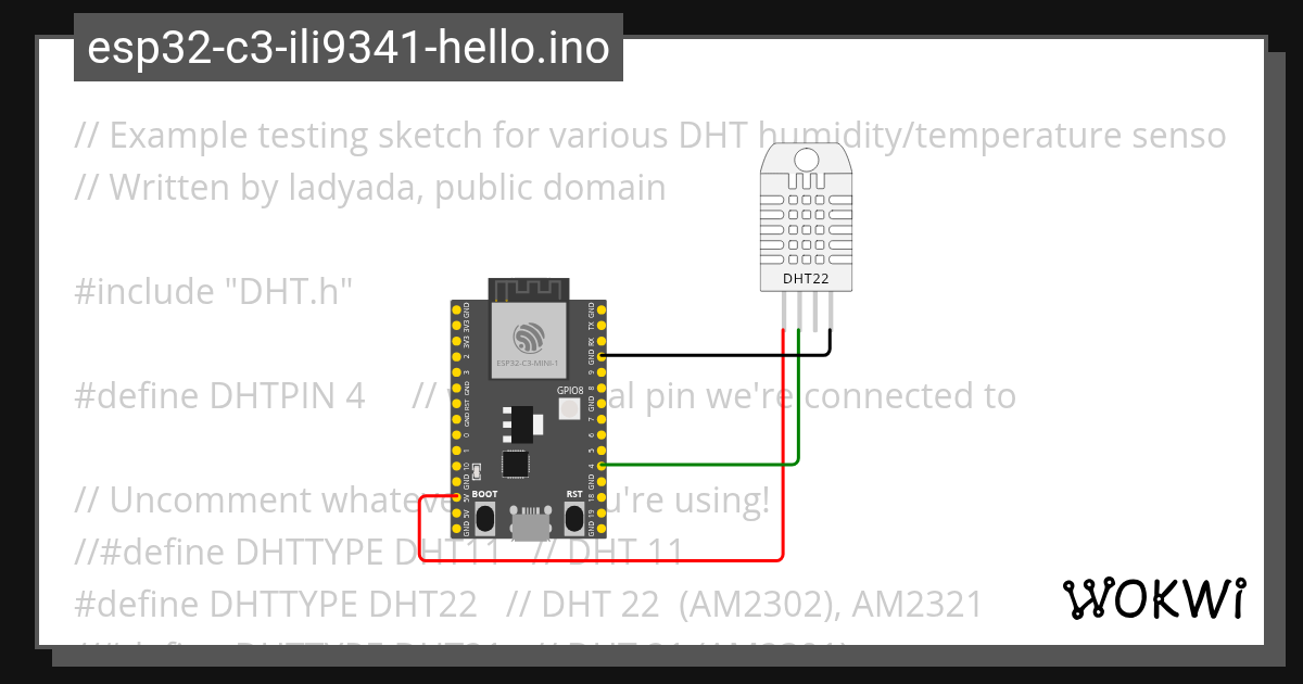 Esp32 C3 Ili9341 O Wokwi Esp32 Stm32 Arduino Simulator 7843