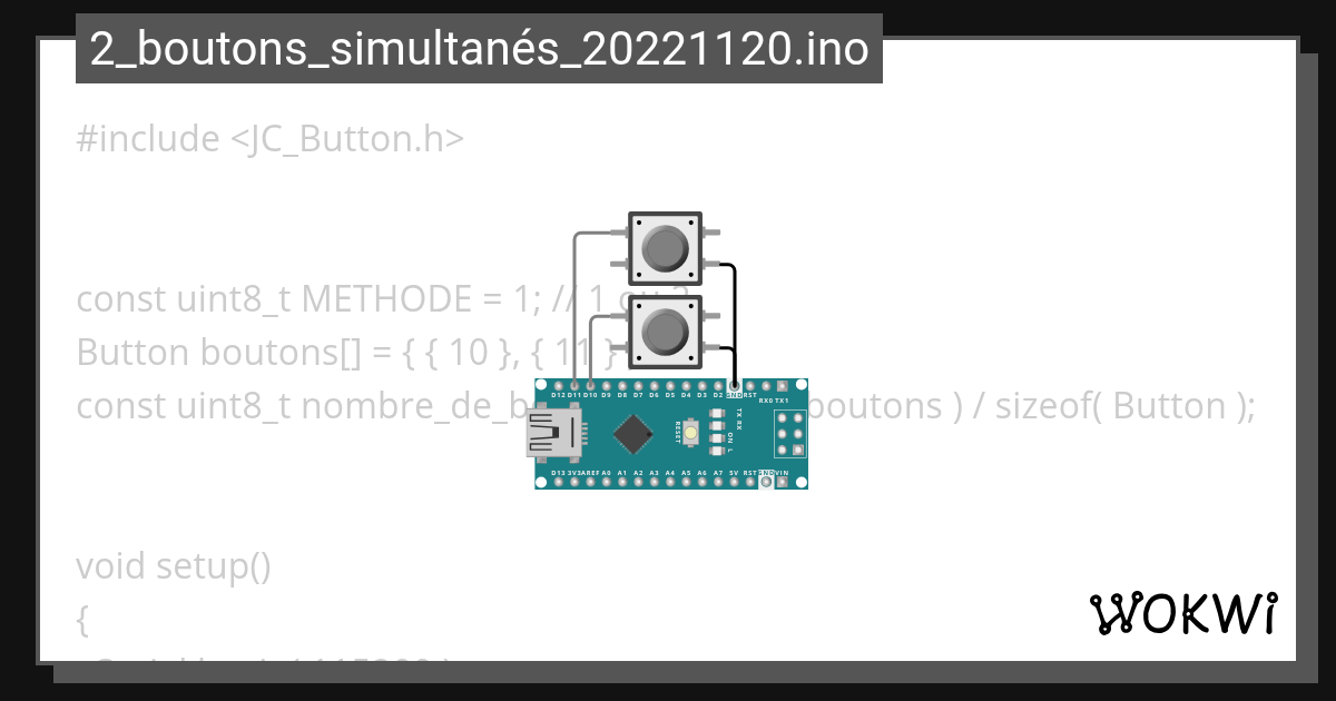 2_boutons_simultanés_20221120.ino - Wokwi ESP32, STM32, Arduino Simulator