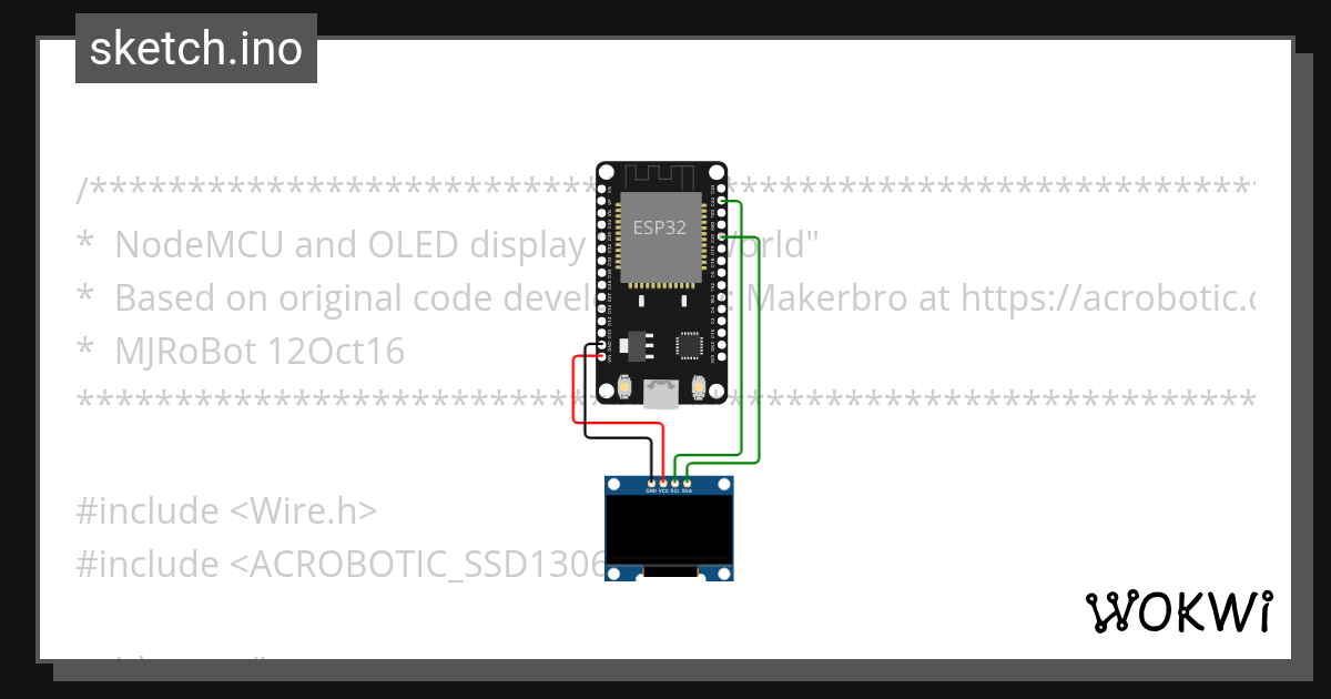 sketch.ino - Wokwi ESP32, STM32, Arduino Simulator