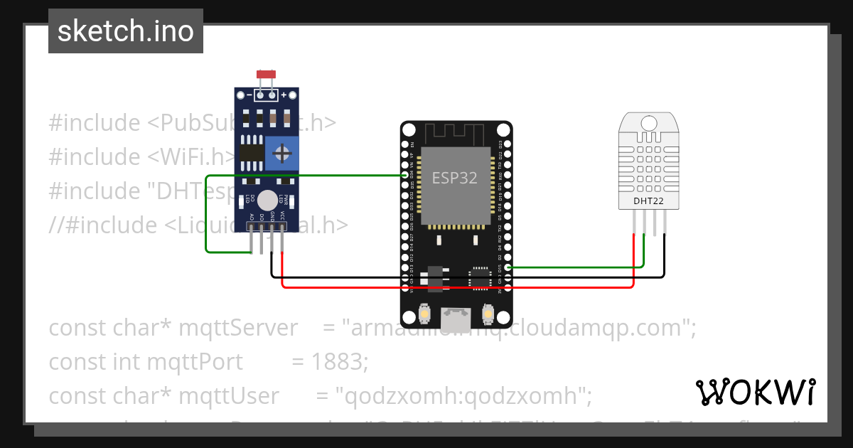 kuis antarmuka - Wokwi ESP32, STM32, Arduino Simulator