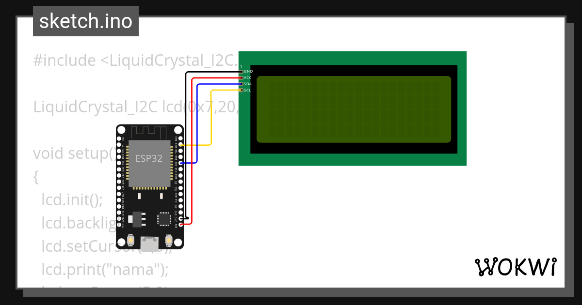 proyek sendiri - Wokwi ESP32, STM32, Arduino Simulator
