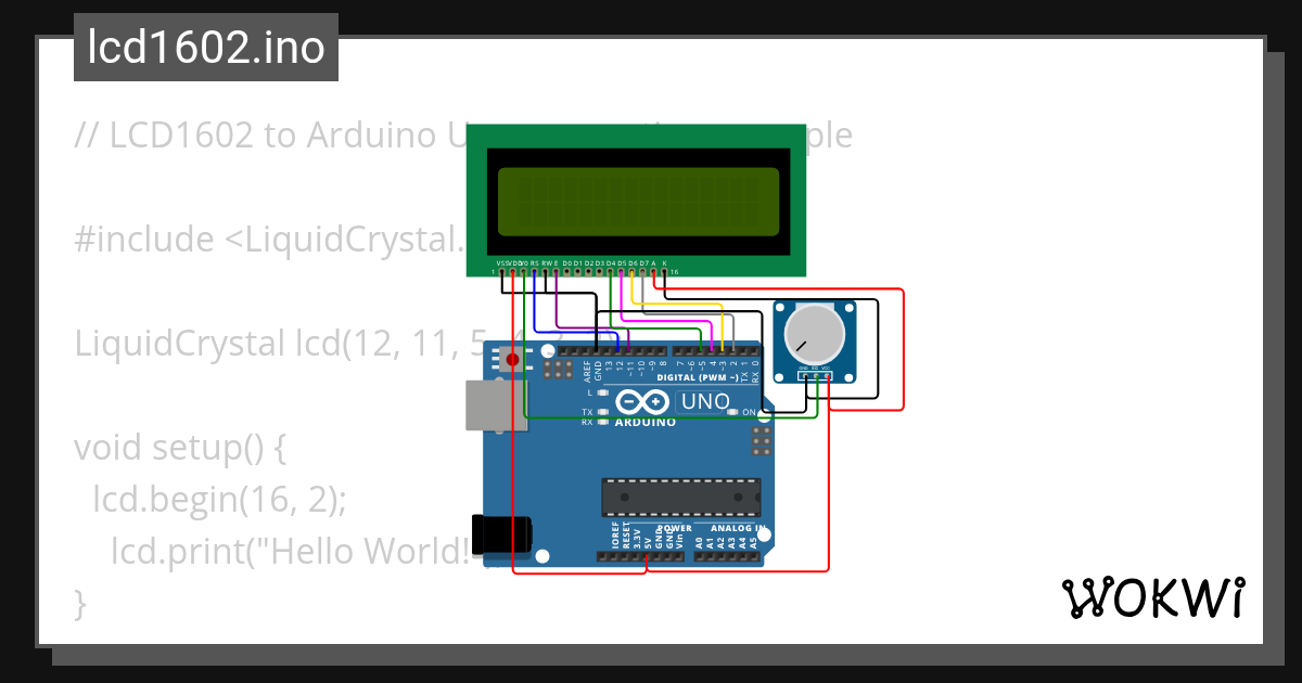 lcd1602.ino - Wokwi ESP32, STM32, Arduino Simulator lcd1602.ino - Wokwi ESP32, STM32, Arduino Simulator